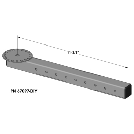 Long Pan and Tilt Head Arm